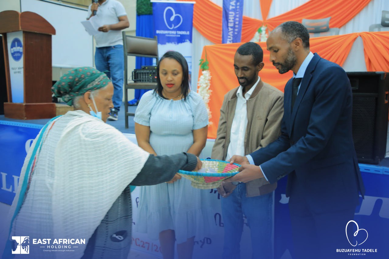 Buzuayehu Tadele and His Family Foundation Hands Over Shops Built at a ...