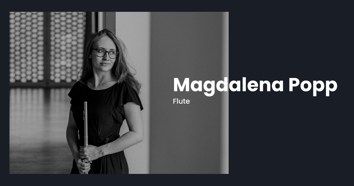 Magdalena Popp - Querflöte | Home