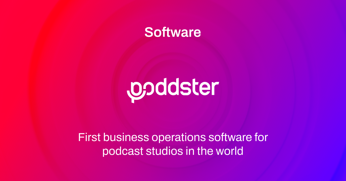 Software for Podcast Studio management, operations and scheduling ...