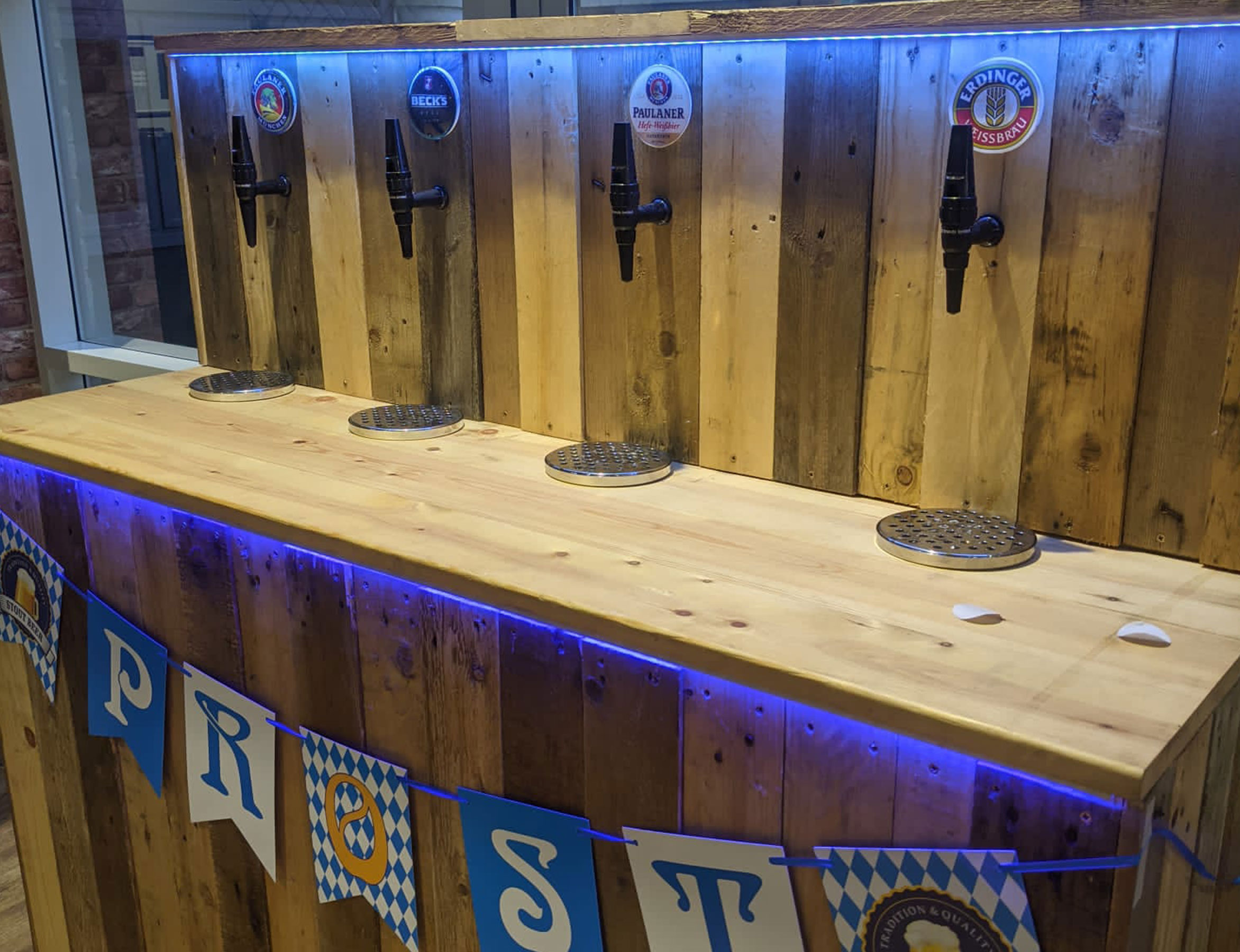Self Service Tap Wall Bars - Rent A Keg