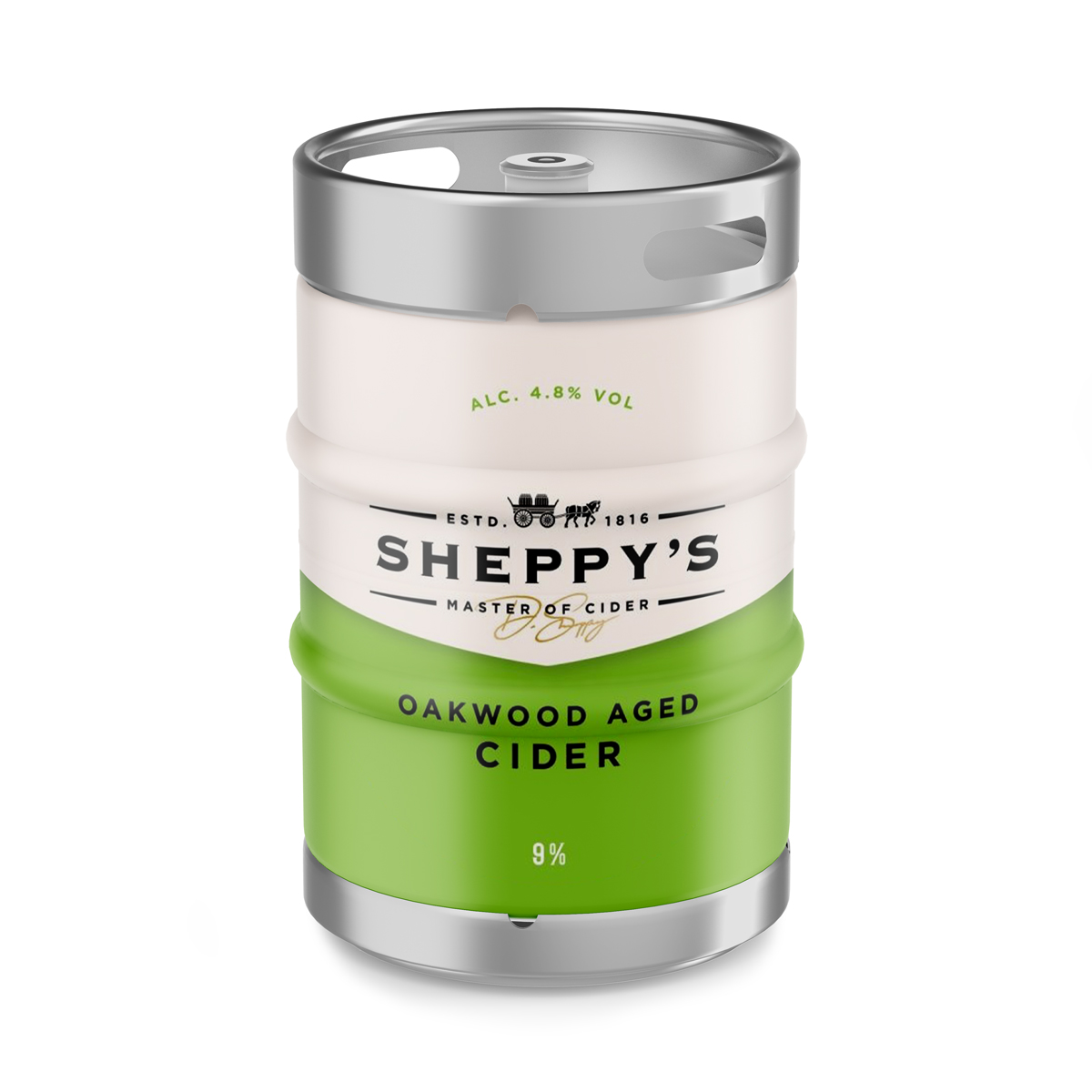 Sheppy's Oakwood Aged Keg - Rent A Keg