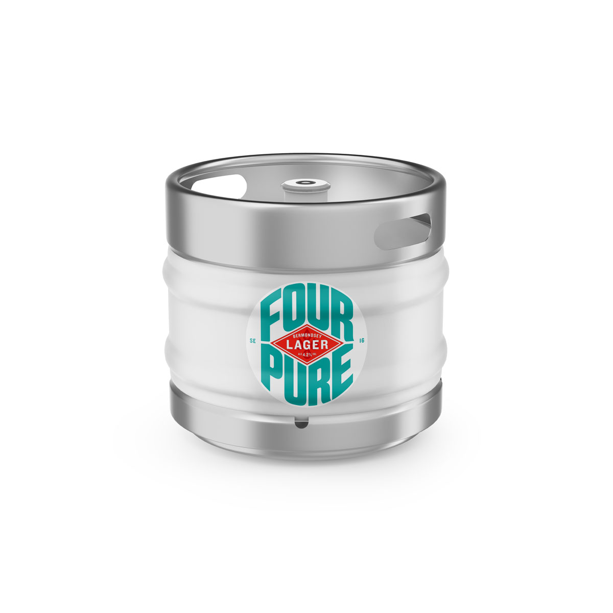 Four Pure Lager Keg - Rent A Keg