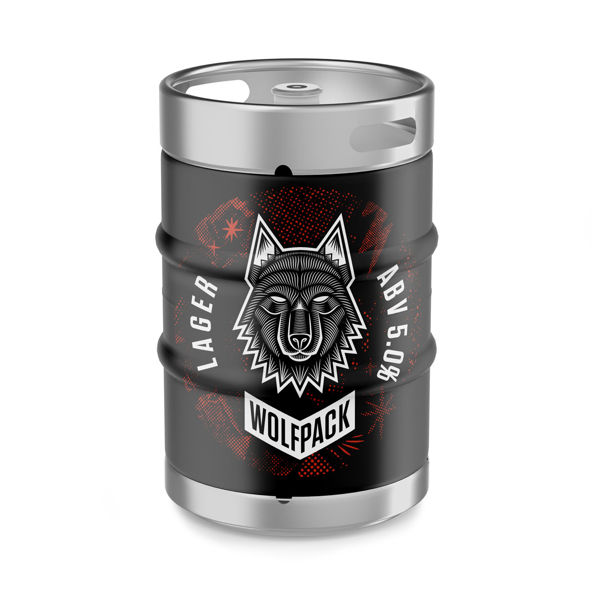 Wolfpack Lager Keg - Rent A Keg