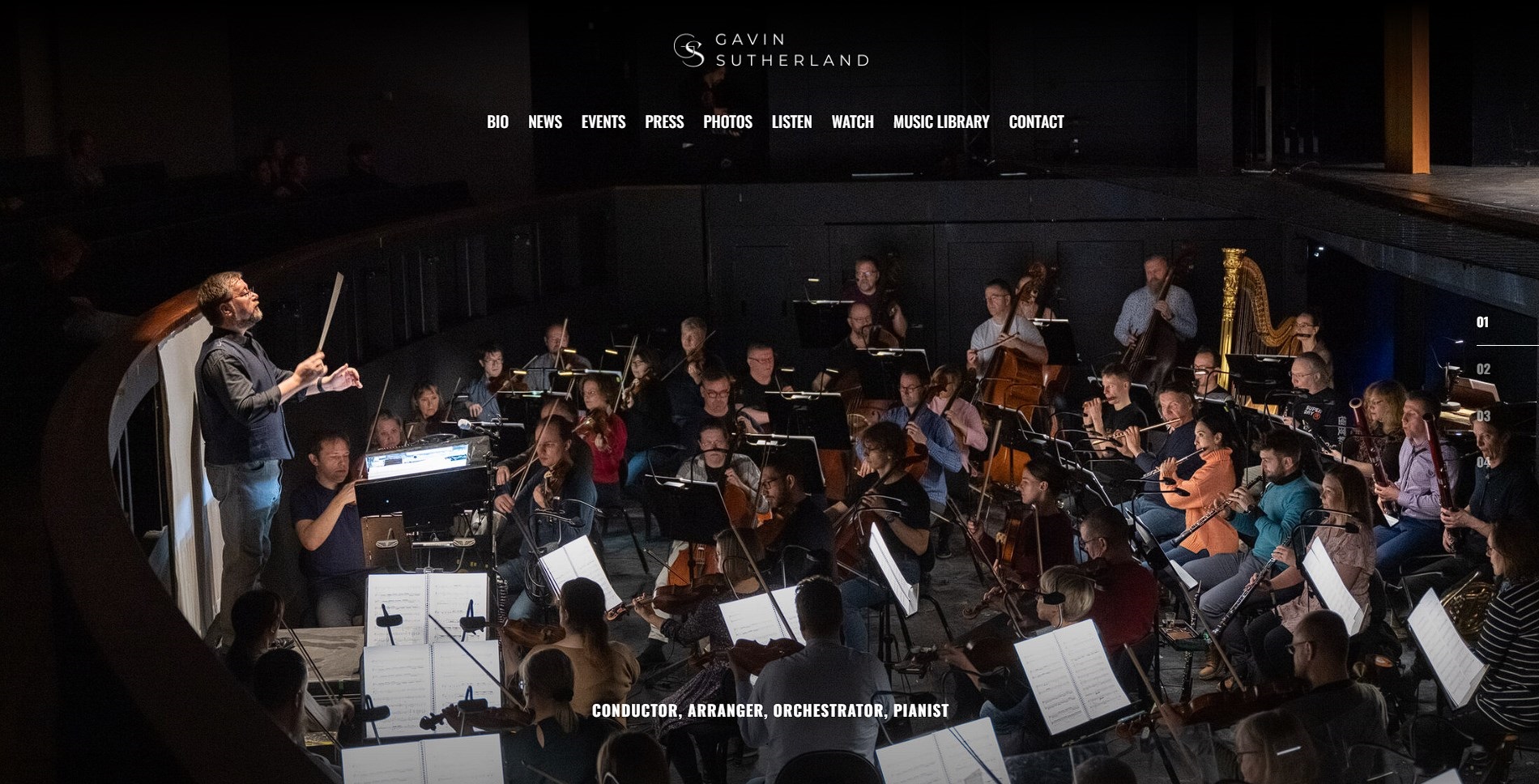 Conductor, Arranger, Orchestrator & Pianist Gavin Sutherland | Official ...