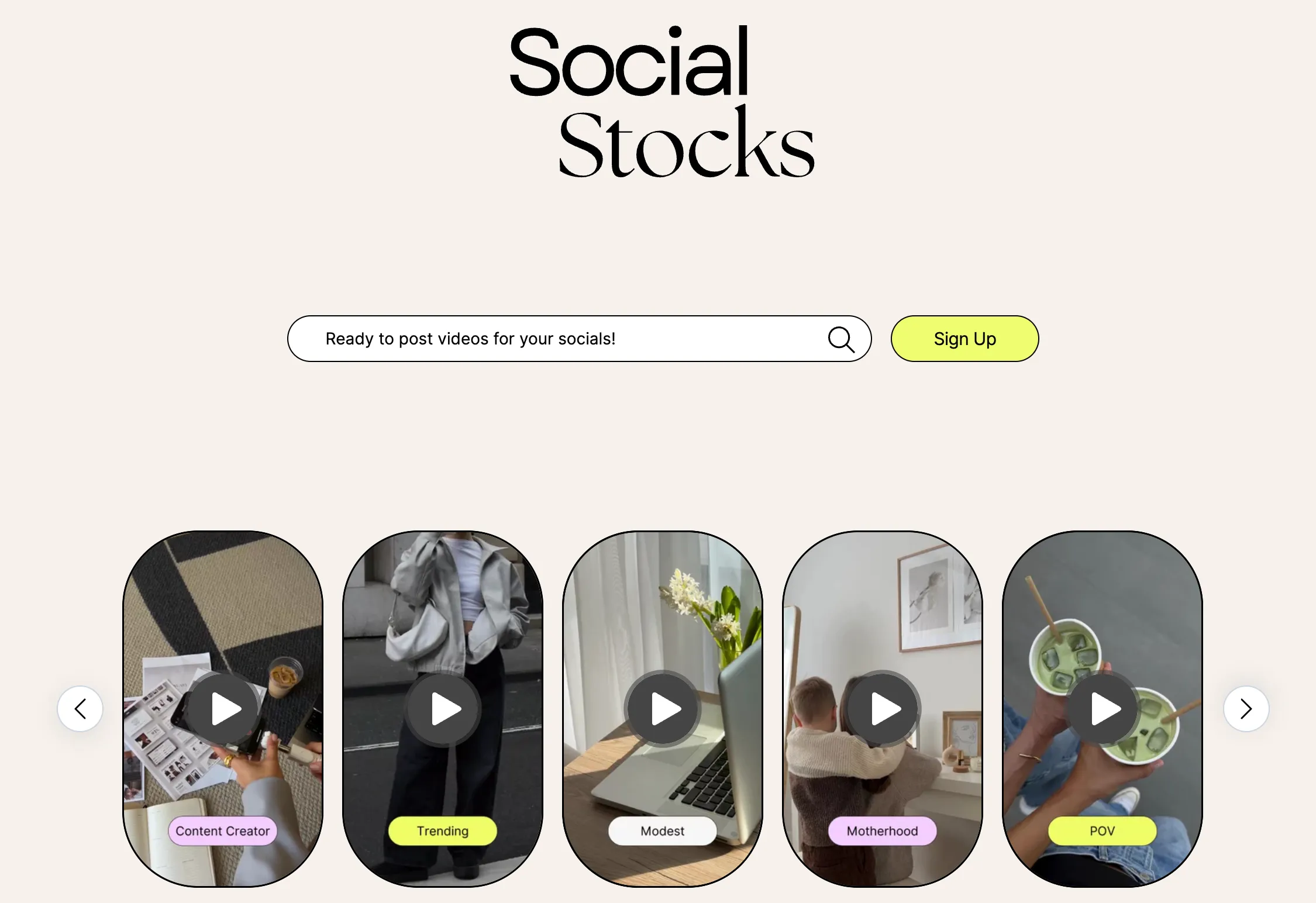 For Brands - Social Stocks
