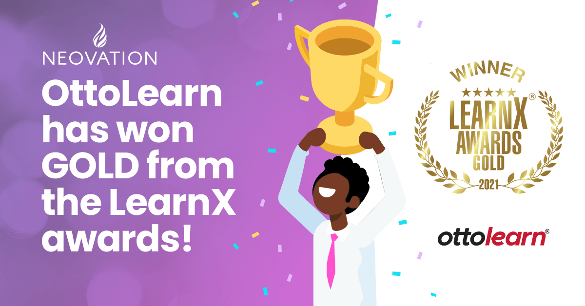 OttoLearn wins Gold at 2021 LearnX Awards