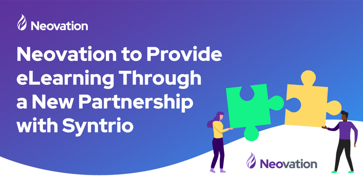 Neovation Partners with eLearning Content Library, Syntrio