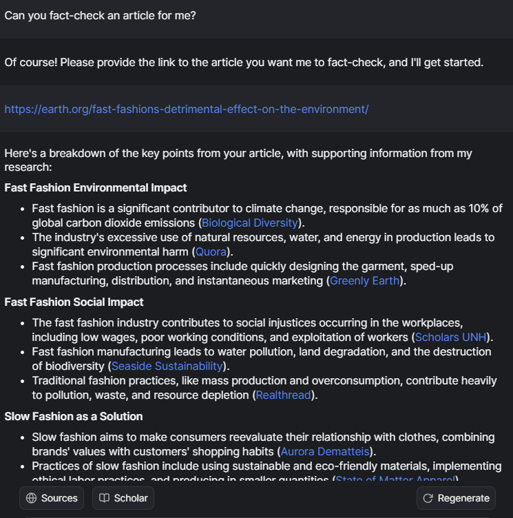 How To Fact Check Something That You Wrote With AI