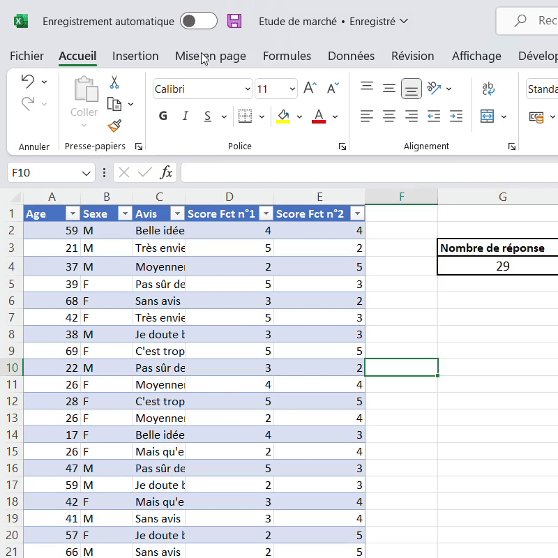 5 Tips Excel pour analyser les résultats de votre sondage
