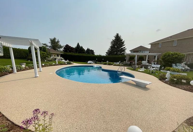 Rubber Pool Deck Resurfacing | Ontario Rubber Installations