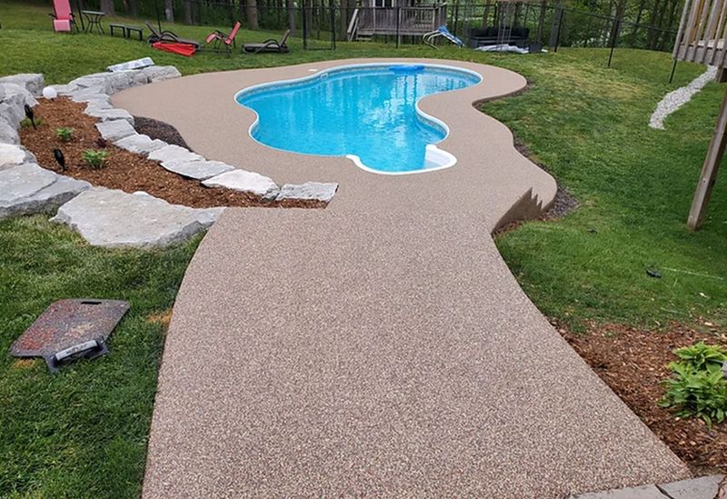 Rubber Pool Deck Resurfacing | Ontario Rubber Installations