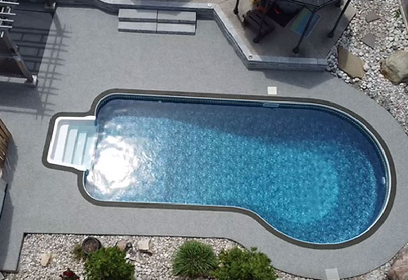 Rubber Pool Deck Resurfacing | Ontario Rubber Installations