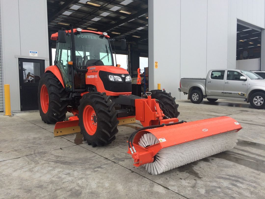 Porter Hire | Rent Tractor Blade & Broom