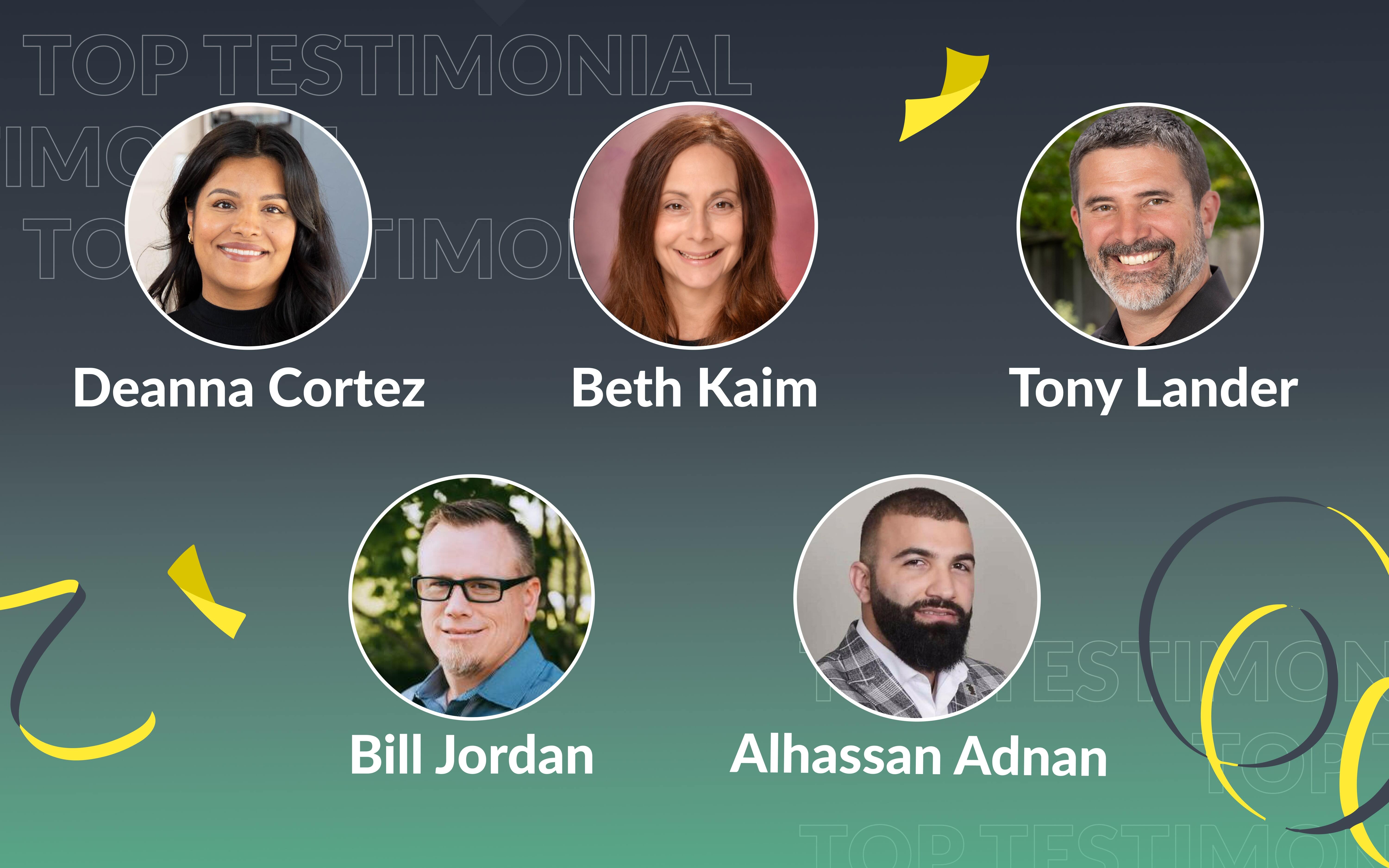Here Are the Winners of Our Top 5 Testimonials Contest
