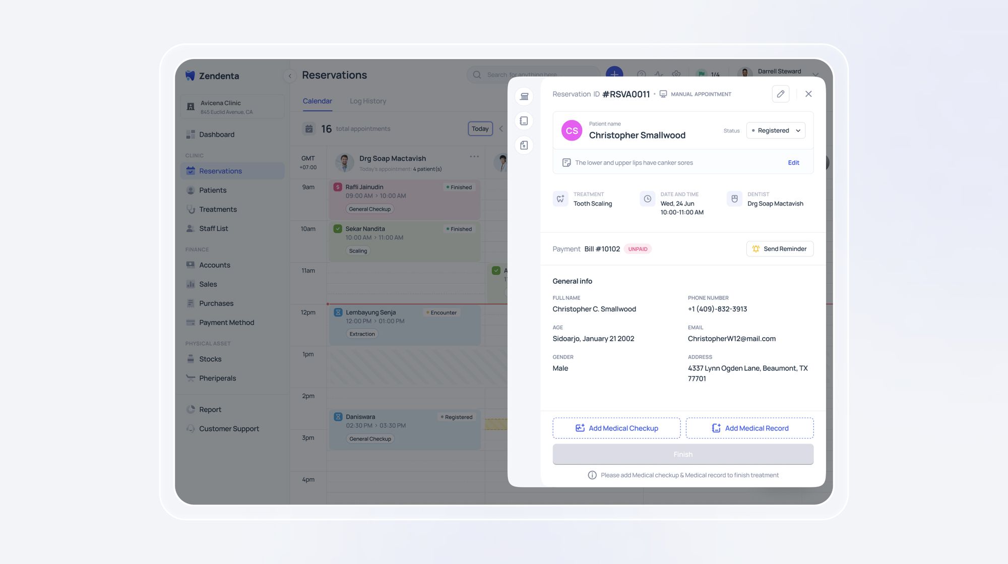 Zendenta - Dental Clinic Management System Case study