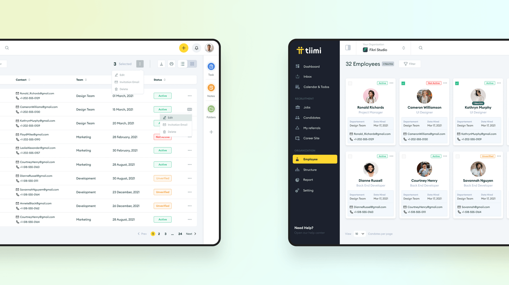 Tiimi - Human Resources Management System Case Study