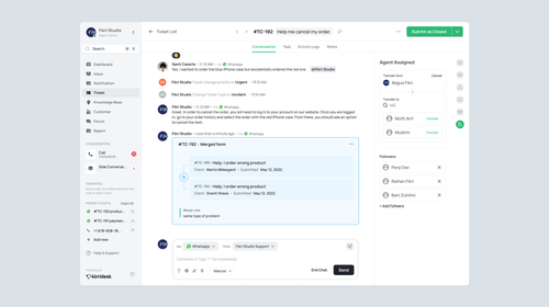 Kirridesk - Customer Service Management System Case Study.