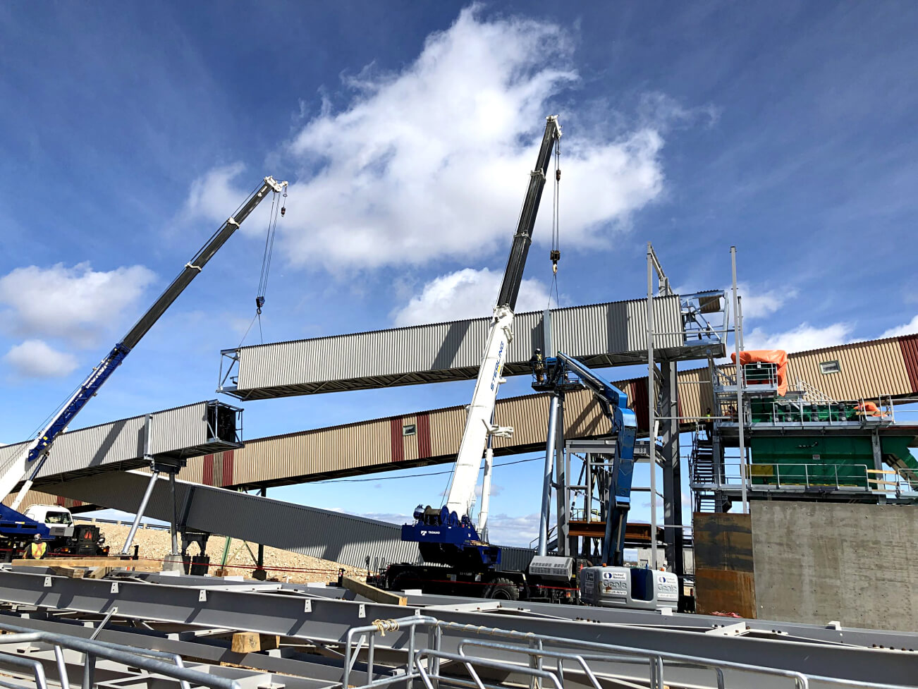 Tesc | Glencore Onaping Depth Project Headworks Steel Installation