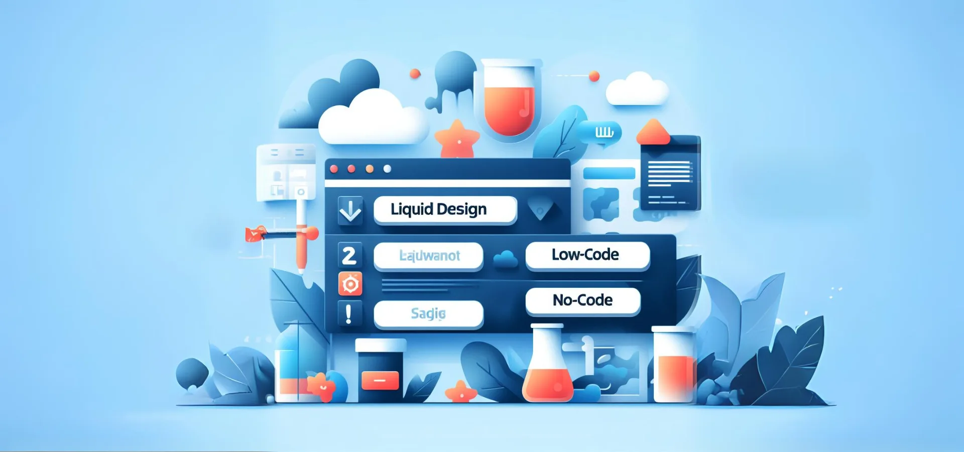 What is Liquid Design Approach and How Do Low Code & No Code Design Fit ...