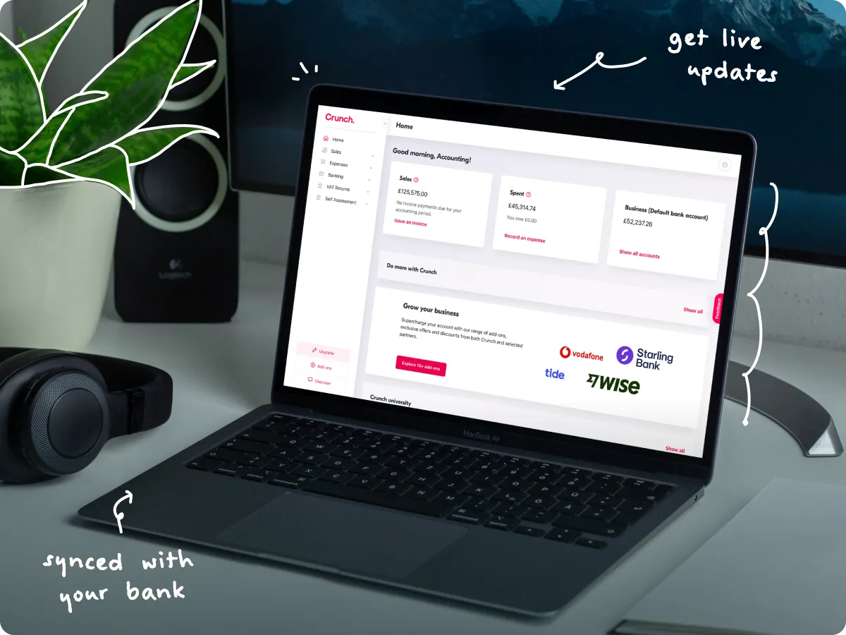 Free Accounting Software For UK Small Businesses & Self-Employed | Crunch