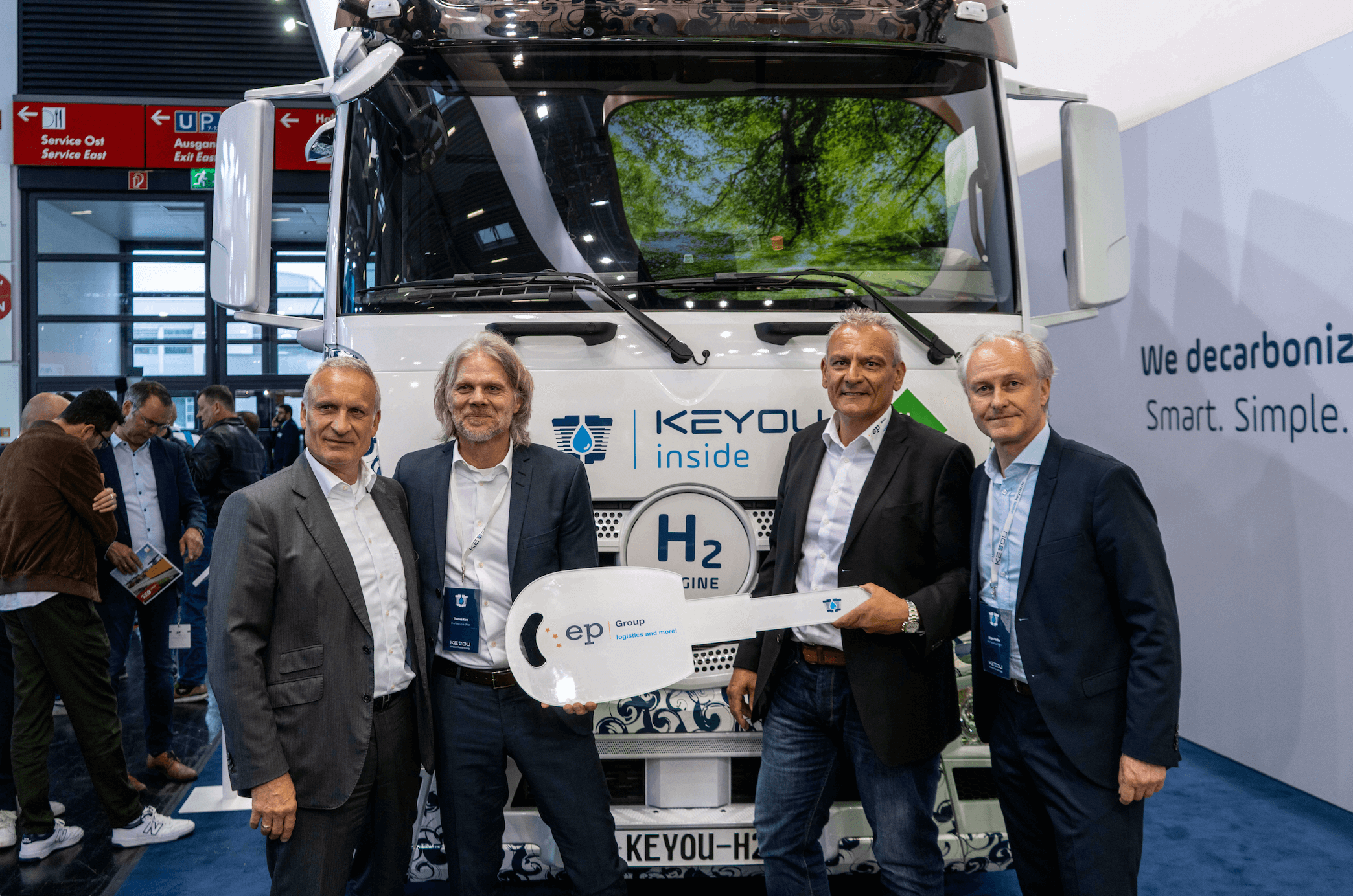 The hydrogen engine is coming – KEYOU gives first pioneer truck to EP-Trans