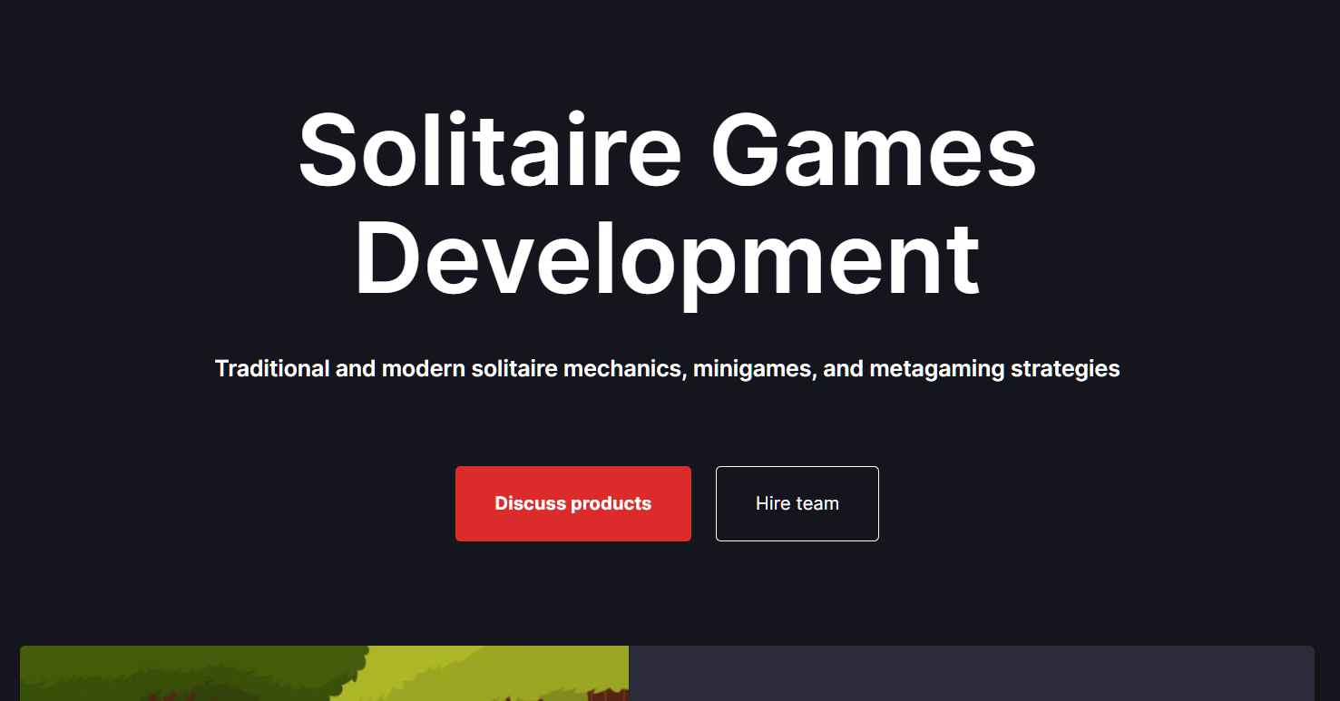 Solitaire games development