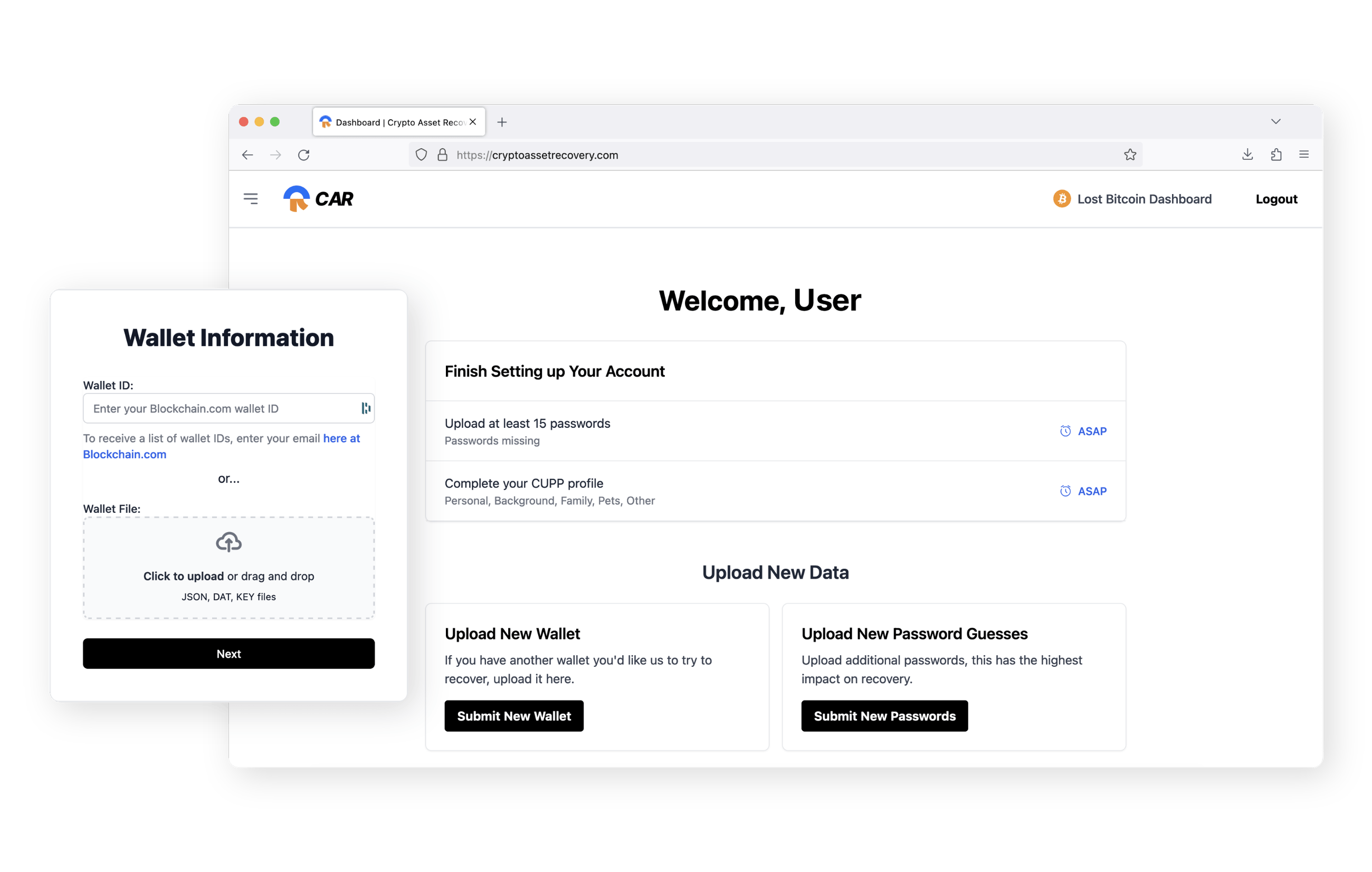Crypto Asset Recovery | Home