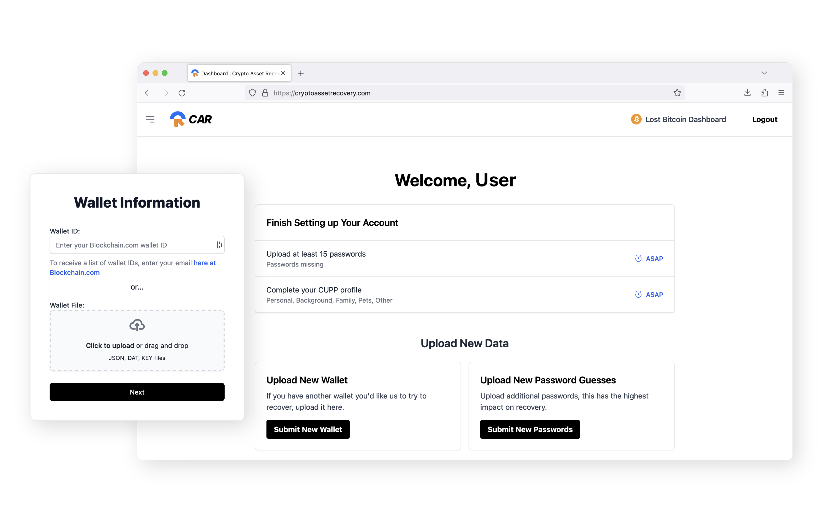 Crypto Asset Recovery | Home