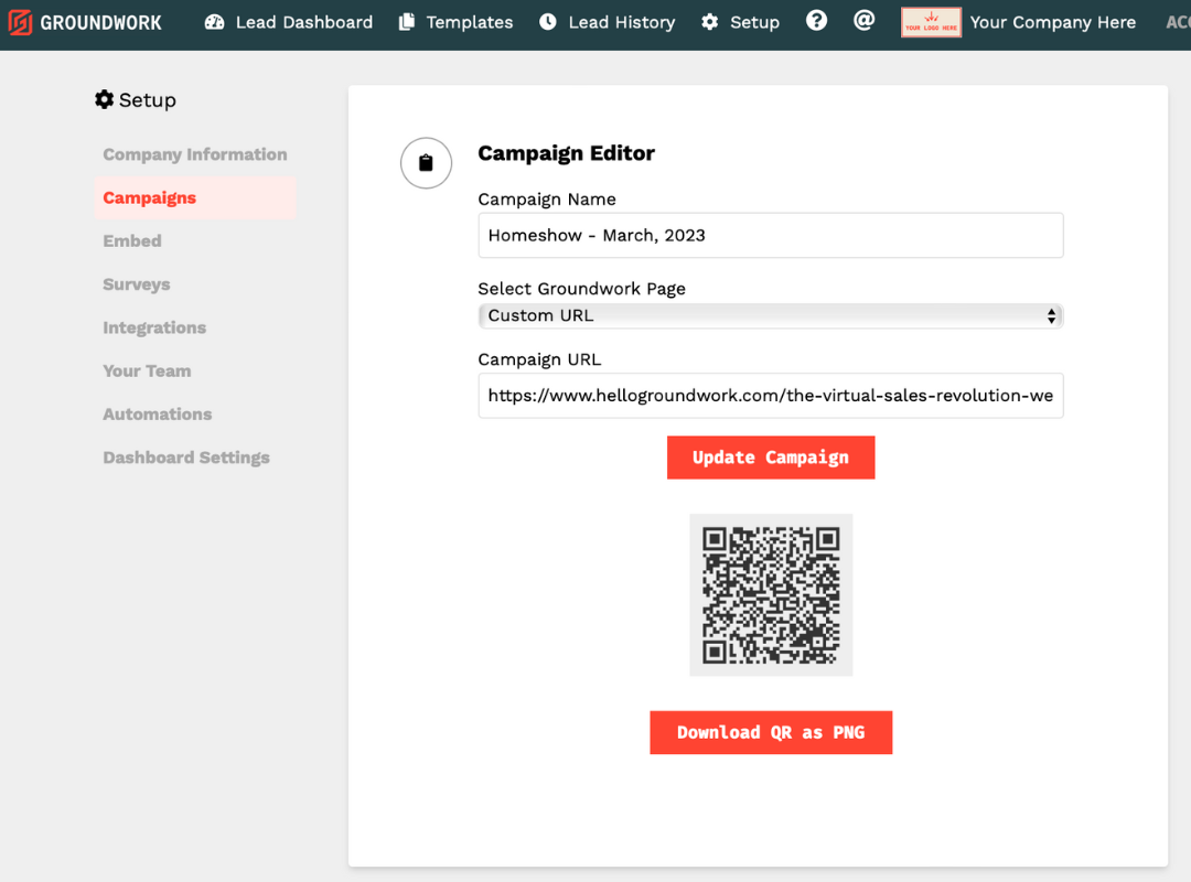 Groundwork Overview Contractor Sales Software