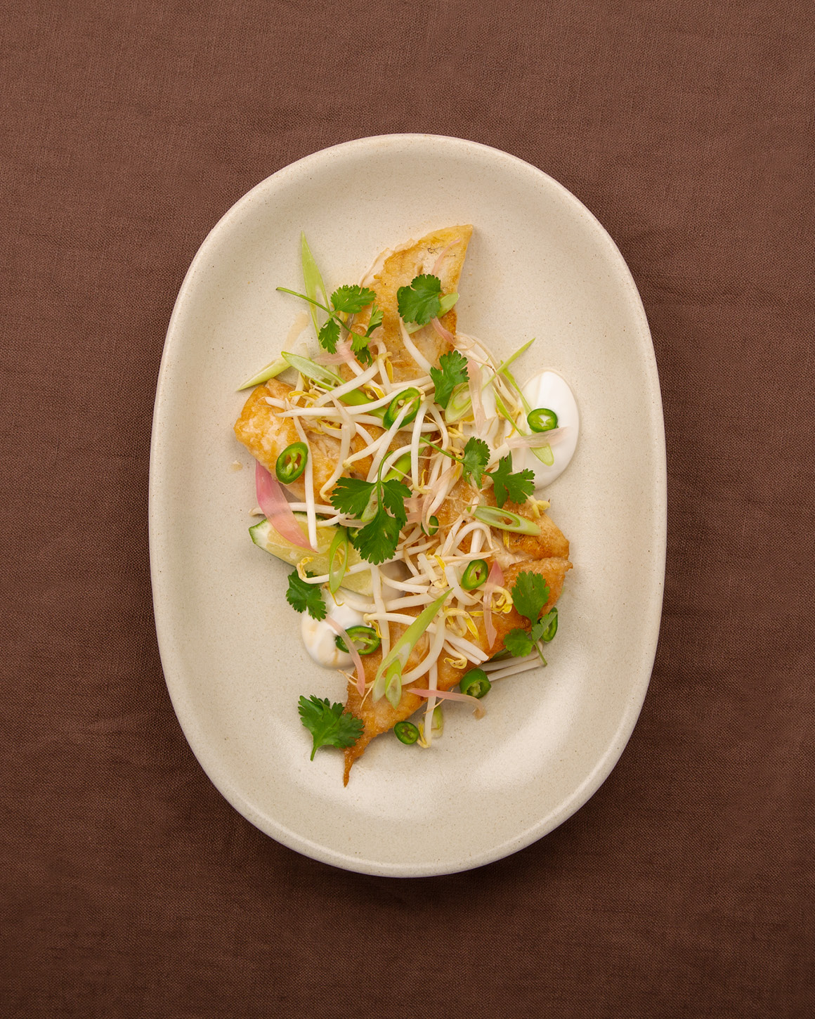 Thai Buttered Snapper with Coconut Yoghurt