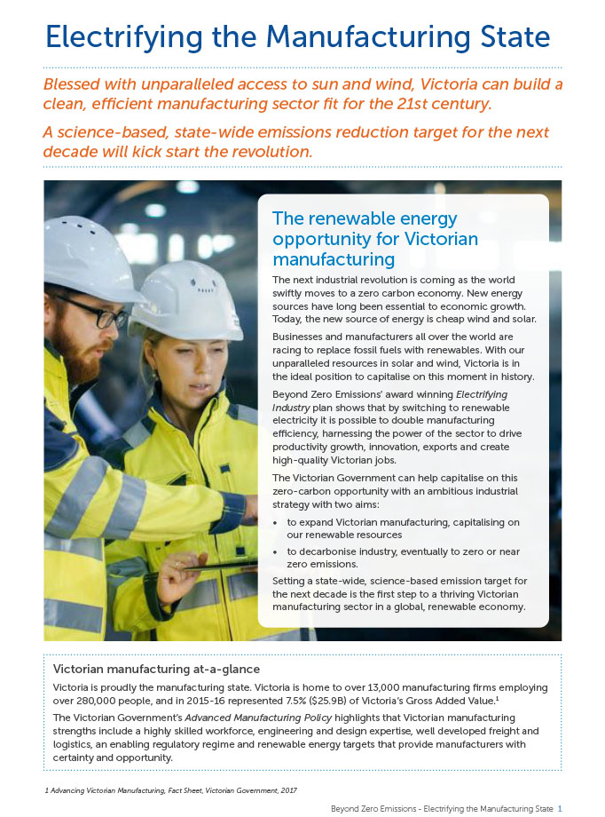 Research: Electrifying the Manufacturing State | Industry