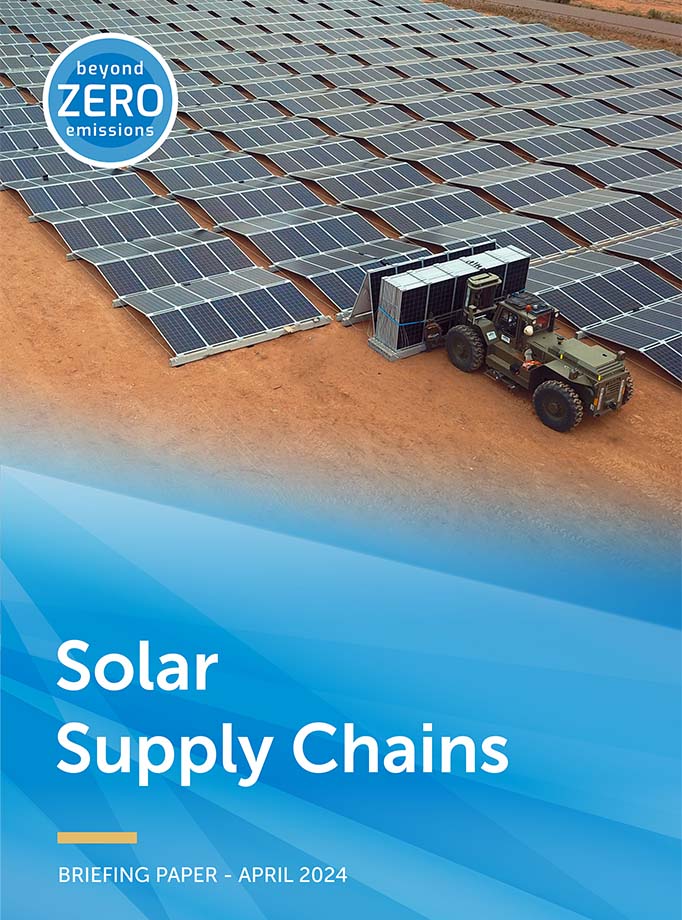 Research: Solar Supply Chains Briefing Paper | Energy