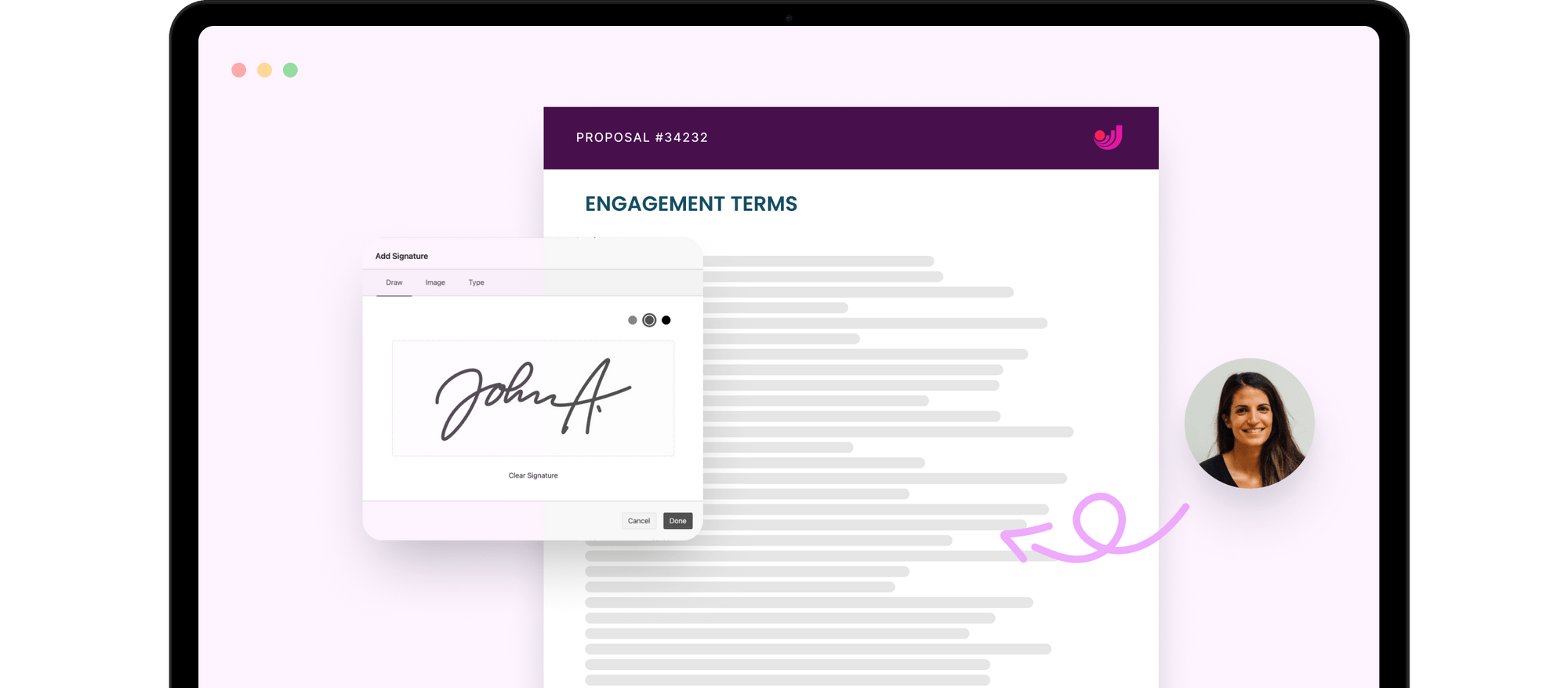eSign documents online easily | Cone Proposal Software