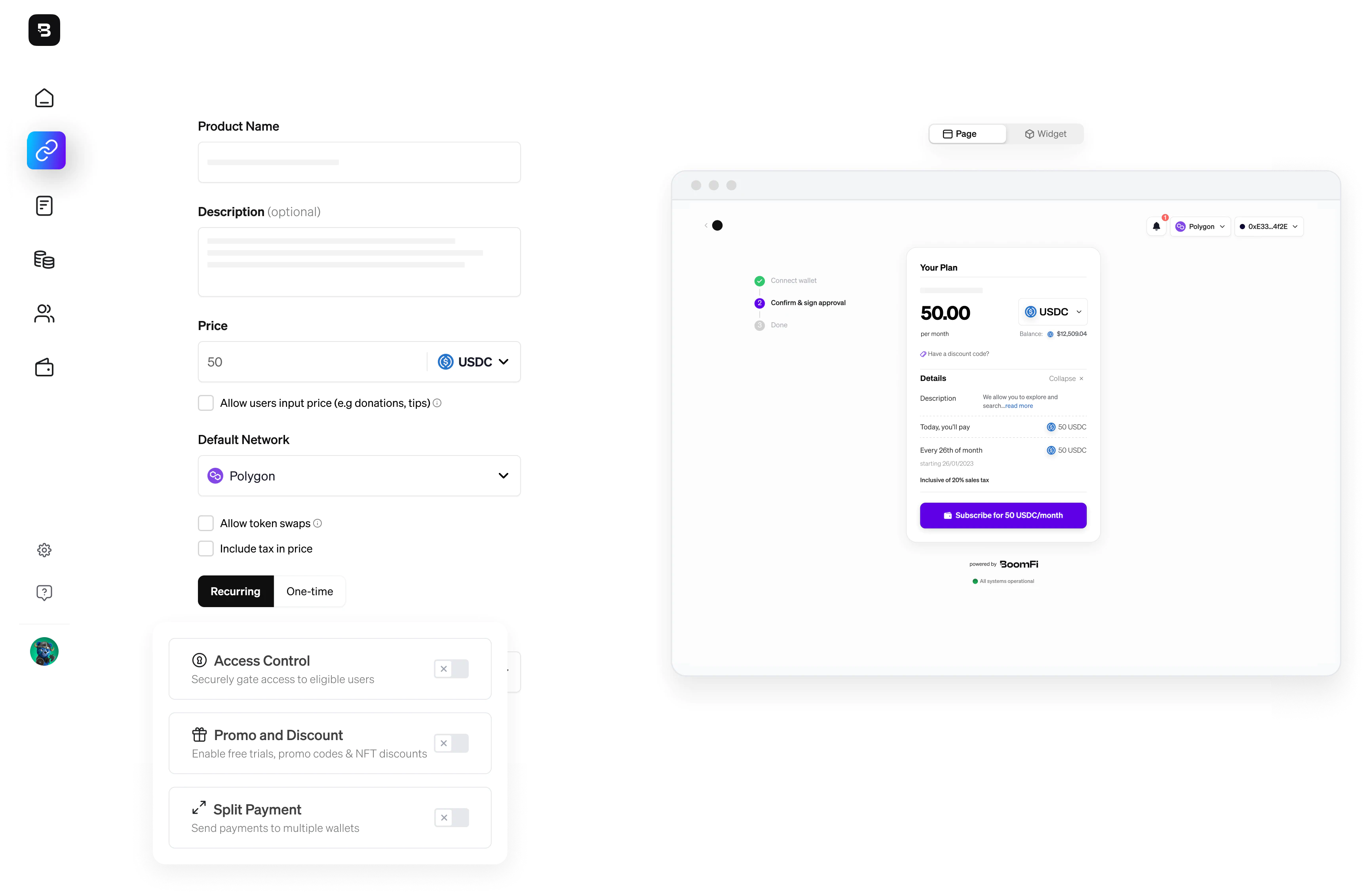 Crypto Payment Links - Accept Crypto Payments Easily with BoomFi