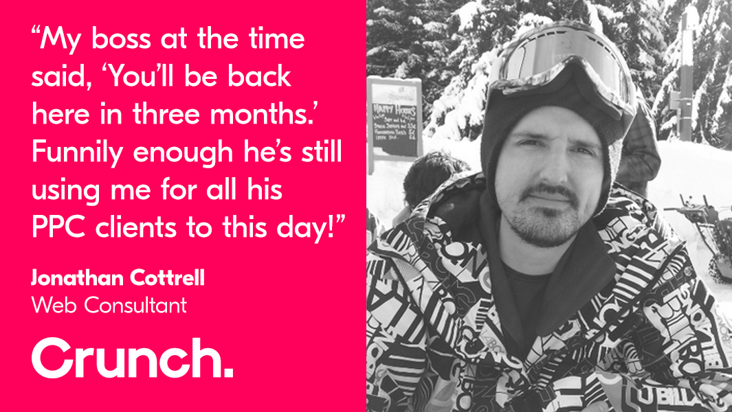Crunch client stories: Web Consultant Jonathan Cottrell | Crunch