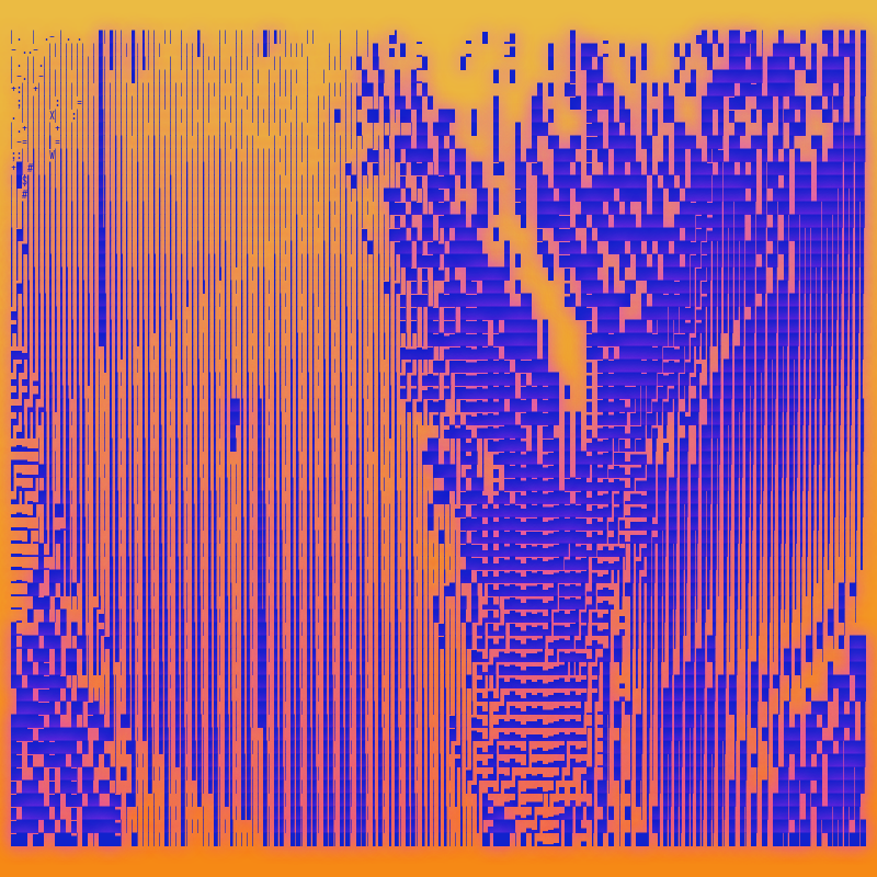 ASCII-SCAPE #130 by Karsten Schmidt - Collection - Le Random