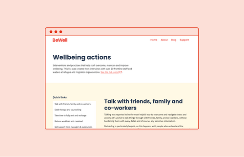 Wellbeing toolkit | BeWell