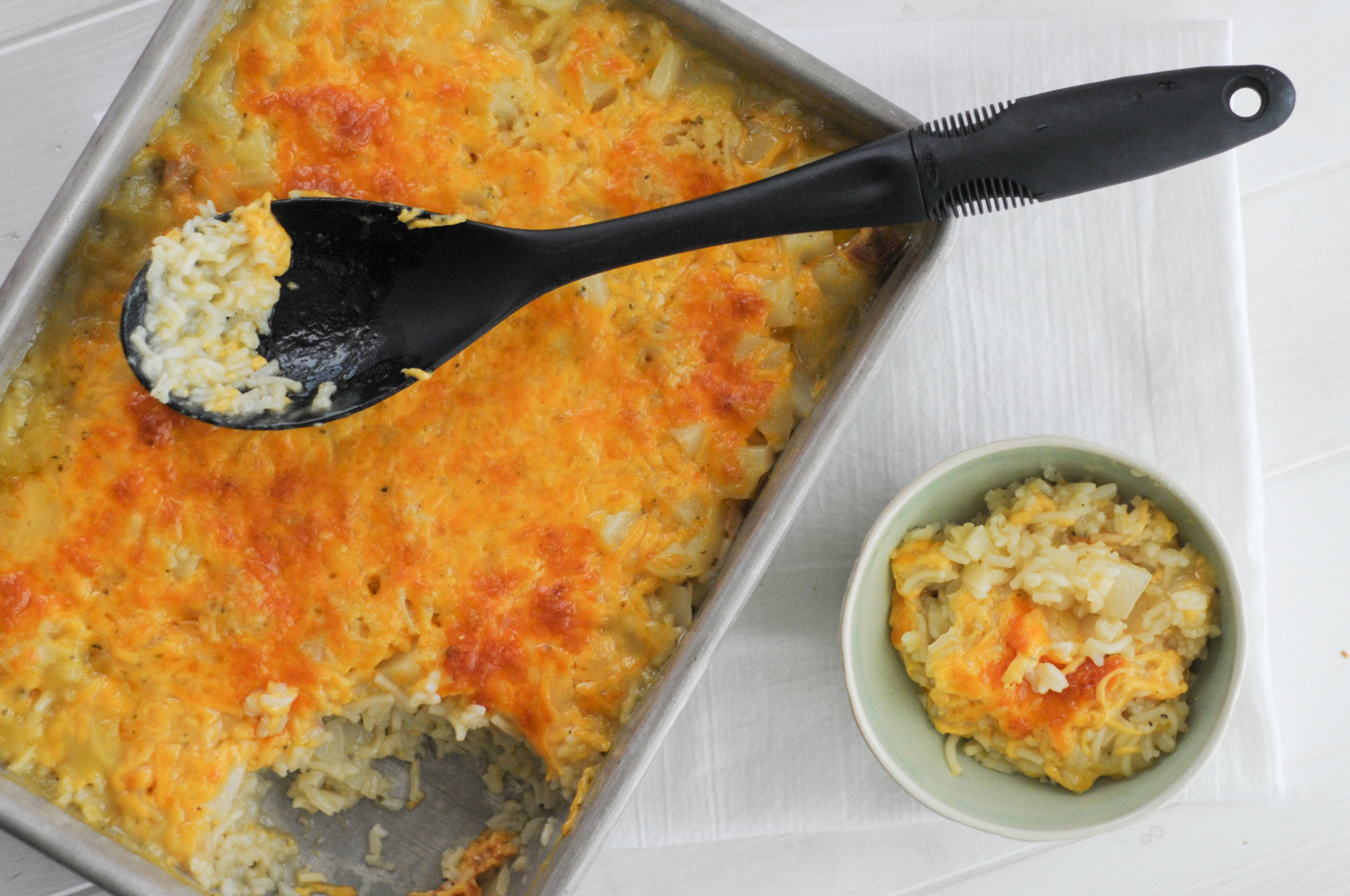 Cheesy Fried Potatoes and Rice | Riceland