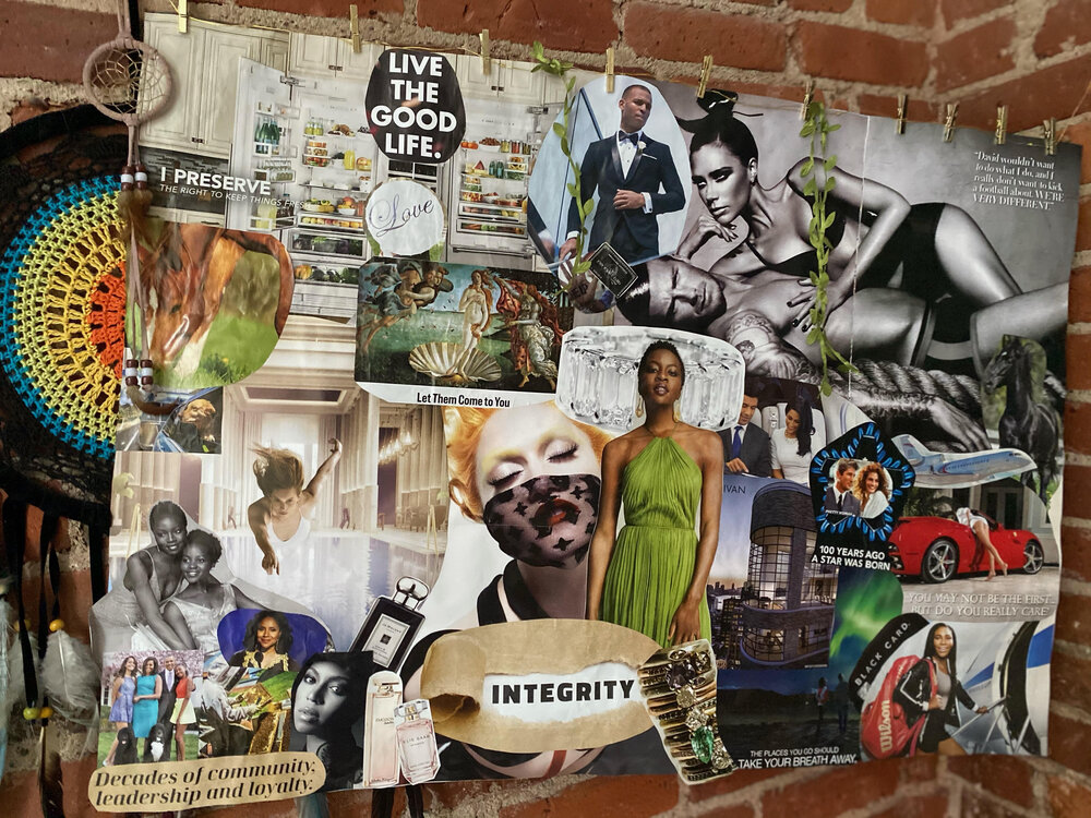 An Invitation To Create: Freedom Visionary Collage