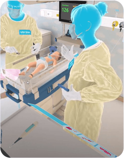 UbiSim - Virtual Reality Training and Simulation for Nursing