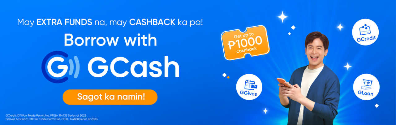 Enjoy up to P1,000 CASHBACK when you BORROW WITH GCASH using GCredit ...