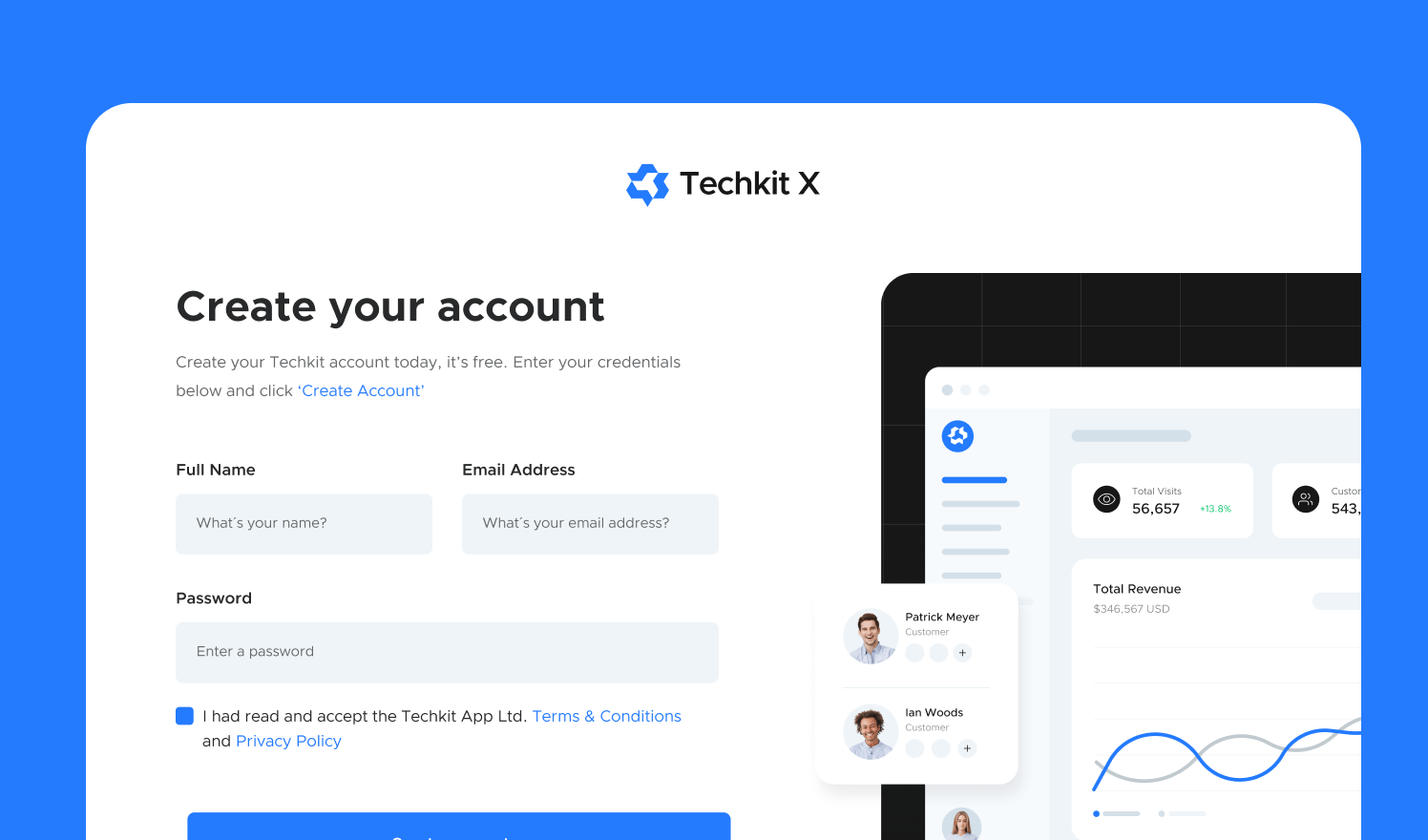 How to create a free Techkit account? - Techkit X - Webflow Ecommerce website template