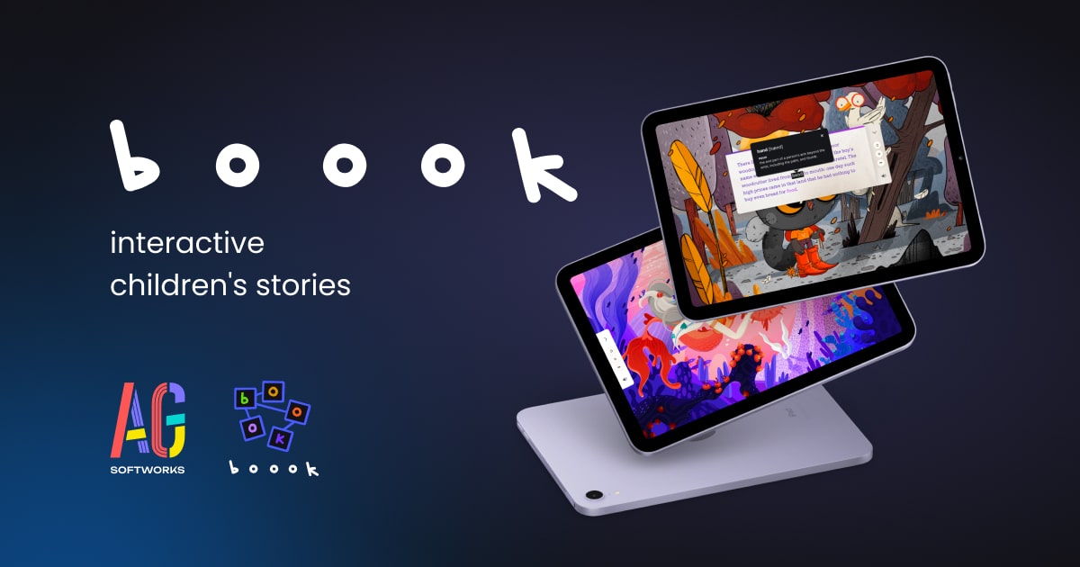 boook: interactive children stories for an iPad