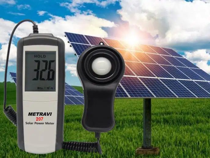 How to calculate the intensity of solar energy