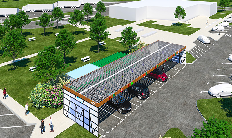 Projet Architecte de Mobilités - Réalisation d’une station IRVE