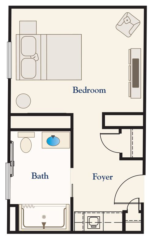 Assisted Living Apartment Floor Plans | Springwell Senior Living