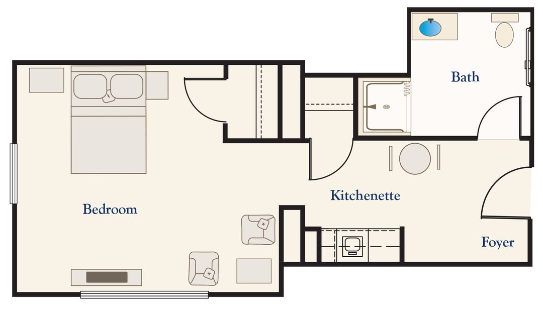 Assisted Living Apartment Floor Plans | Springwell Senior Living