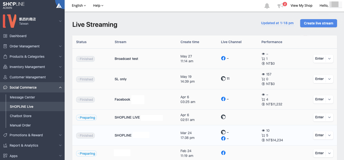 SHOPLINE Launches “Social Commerce” Solution. 3 Must-read Major Retail Features!
