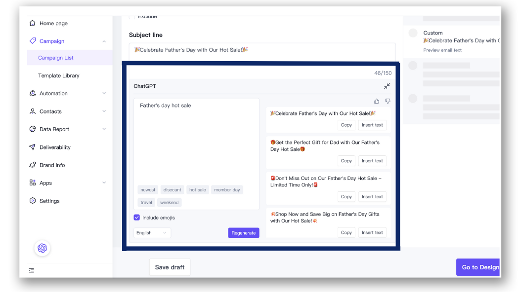 ChatGPT x SmartPush: 10 Seconds Content Creation for Easy EDM Marketing