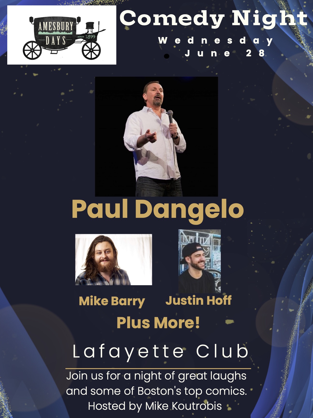 Amesbury Days Comedy Night 🤣 | Adults only | Amesbury, MA Summer Event